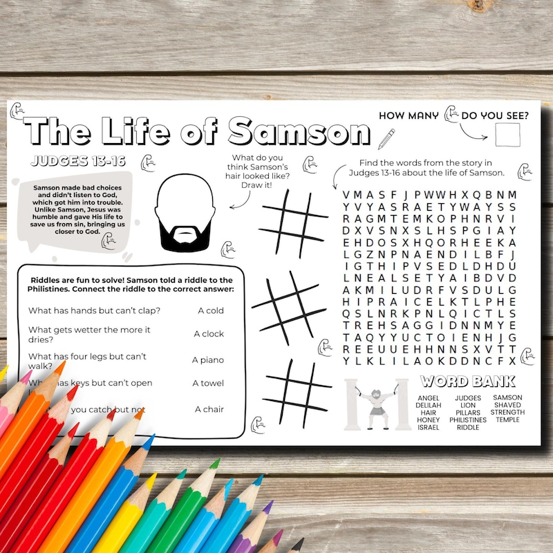 Samson Bible - Etsy