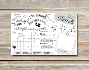 The Great Commission Activity Placemat for Kids Ministry - Etsy