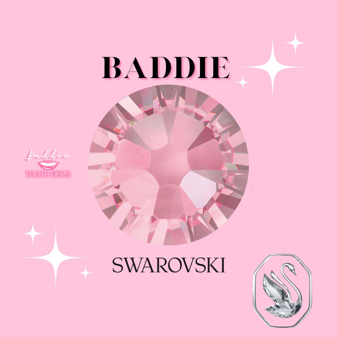 PINK Swarovski Crystals Tooth Gems Wholesale LEAD-FREE Genuine - Etsy