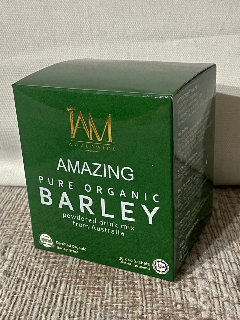 I AM Worldwide Amazing Pure Organic Barley Powdered Drink Mix Cold ...