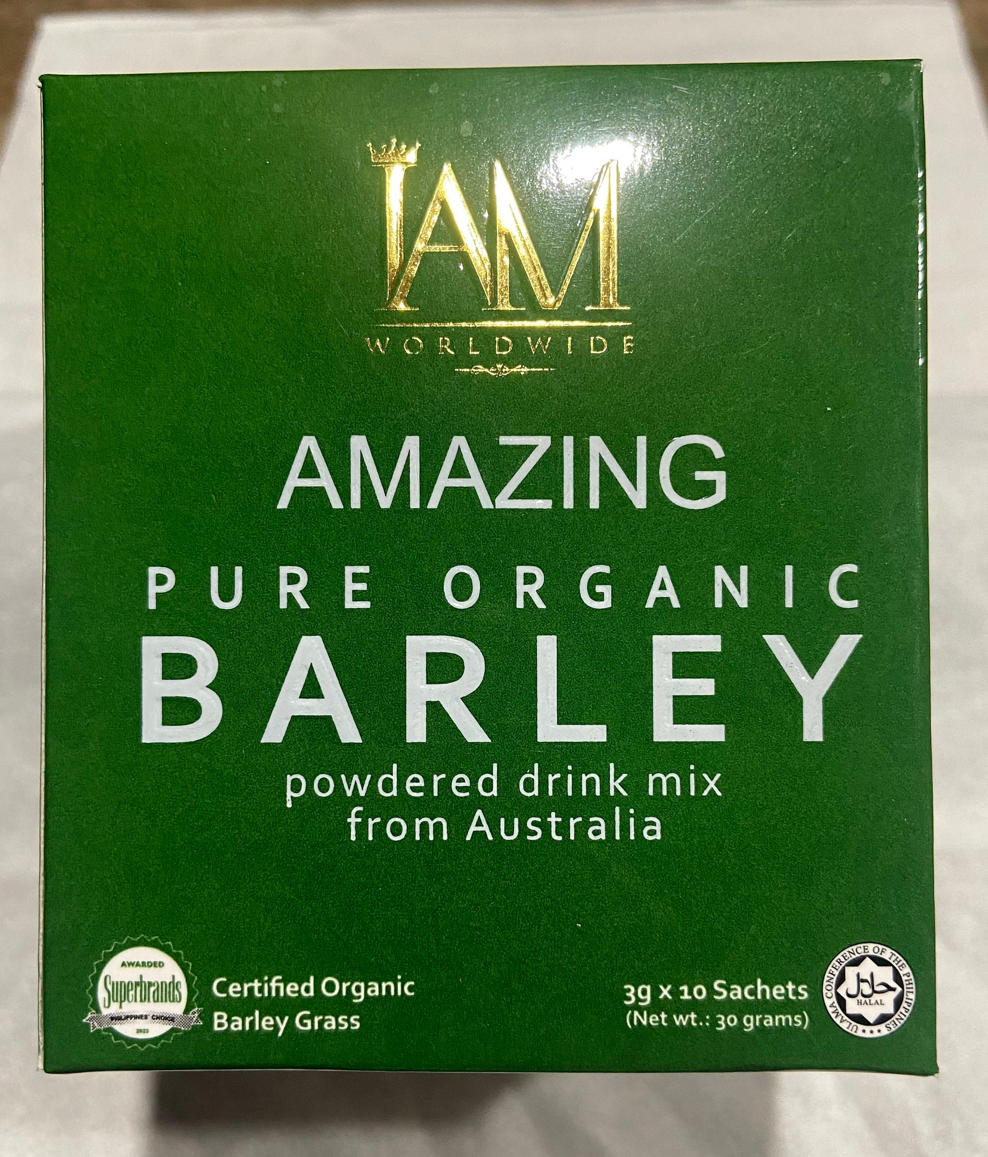 I AM Worldwide Amazing Pure Organic Barley Powdered Drink Mix Cold ...