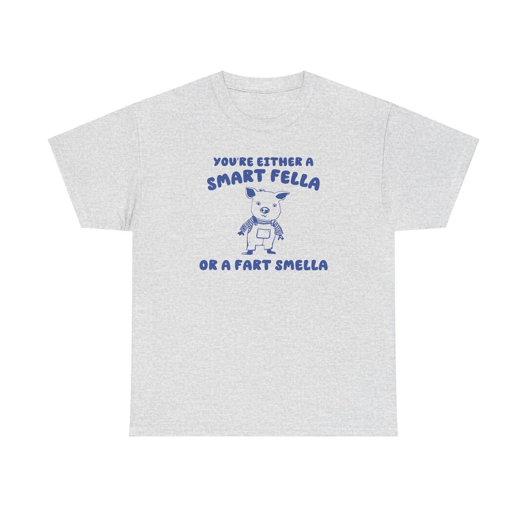 You're Either a Smart Fella or a Fart Smella - Unisex T-shirt - Etsy