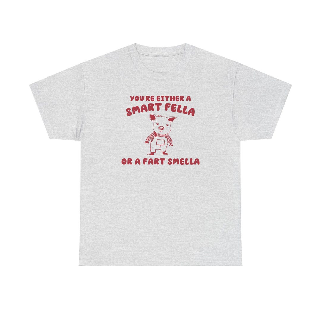 You're Either a Smart Fella or a Fart Smella - Unisex T-shirt - Etsy