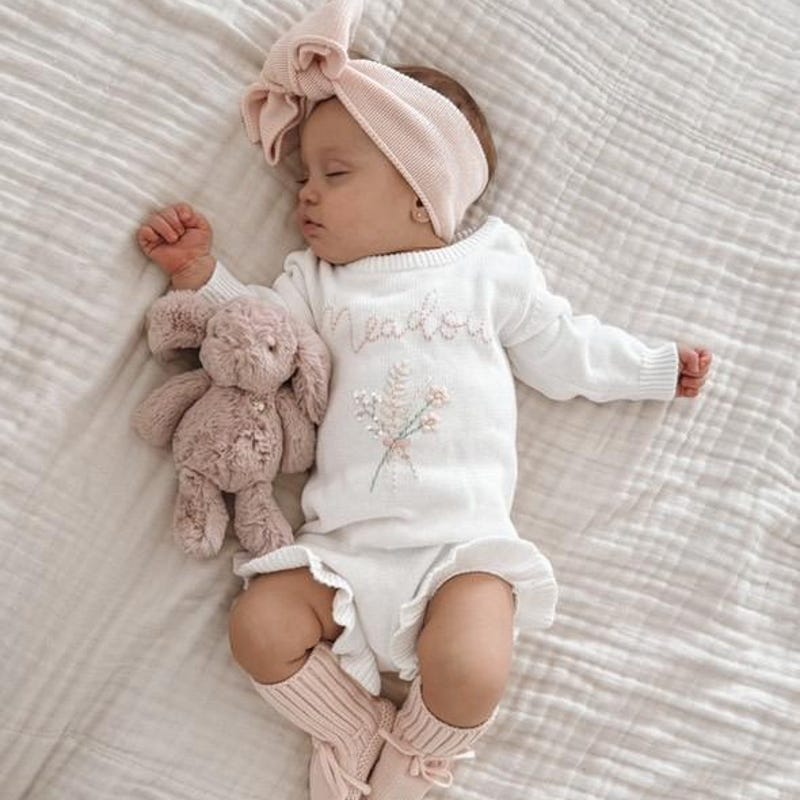 Ribbed Baby Romper - Etsy