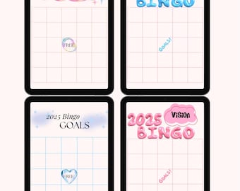 2025 Bingo Card New Years Resolution Manifestation Bingo Card 2025 Goal ...