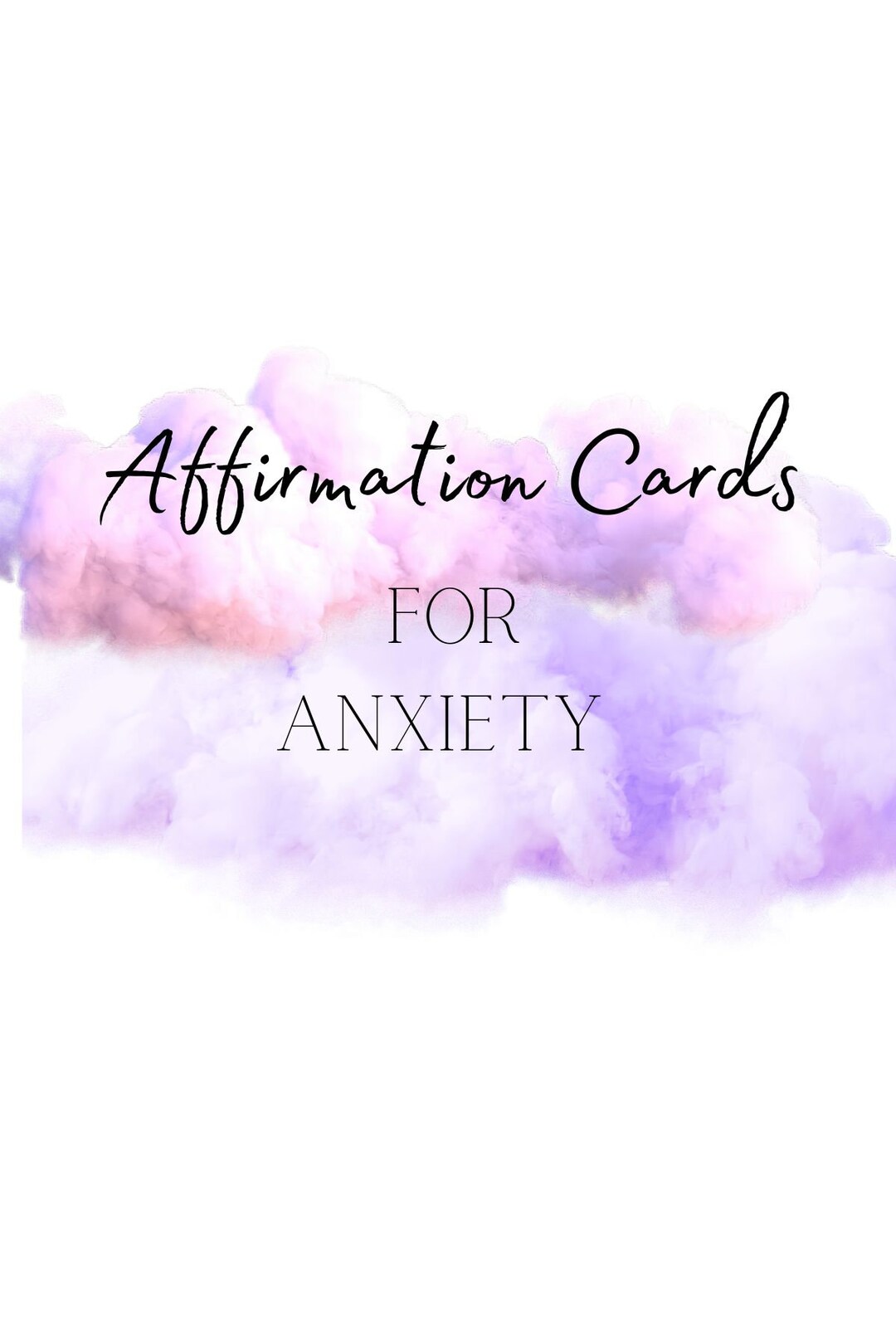 20 Positive Digital Affirmation Cards for Anxiety - Etsy