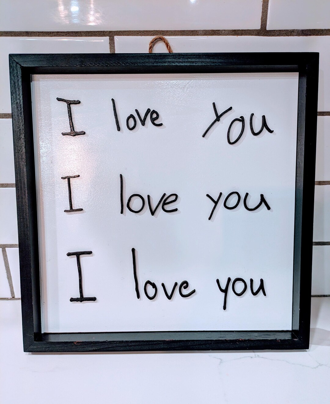 Laser-cut Handwriting Sign: Personalized Basswood Keepsake Plaque - Etsy