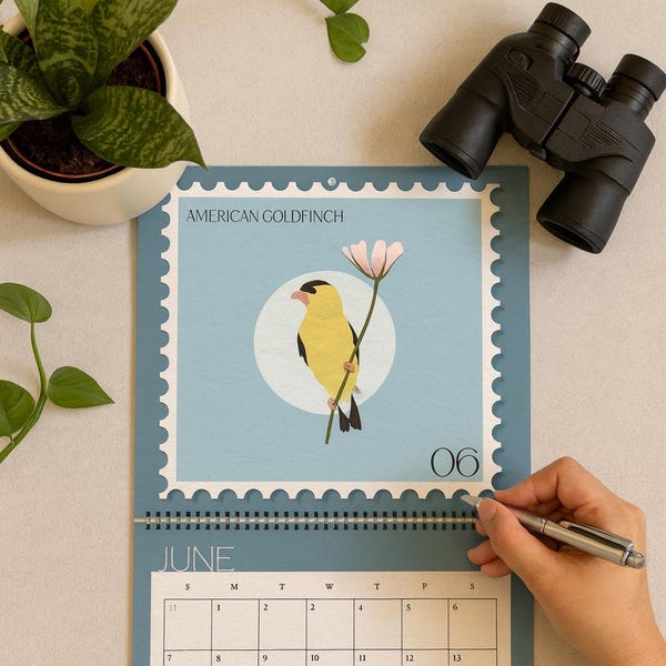 7x7 Wall Calendar 2026 - Etsy