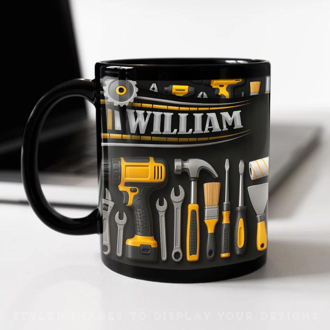 Power Tool Ceramic Mug, Personalized Machinist Gift - Etsy