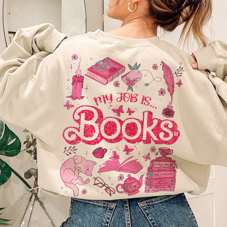 My Job is Books Shirt, Librarian Shirt, Teacher T-shirt, Bookish Tee ...