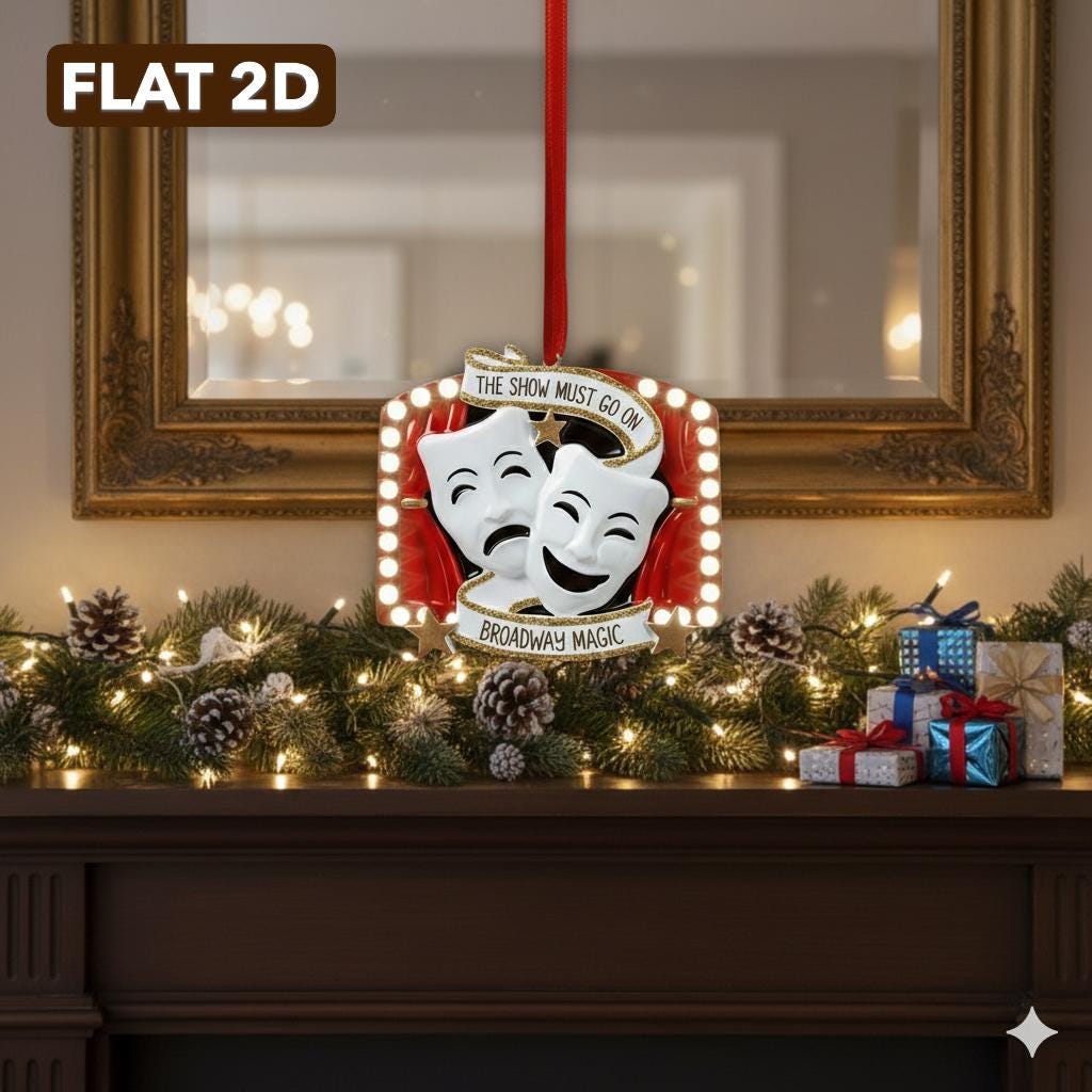 Drama Star Christmas Ornaments, Drama & Theater School Play Ornaments ...