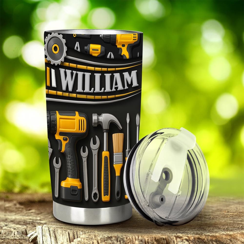 Power Tool Ceramic Mug, Personalized Machinist Gift - Etsy
