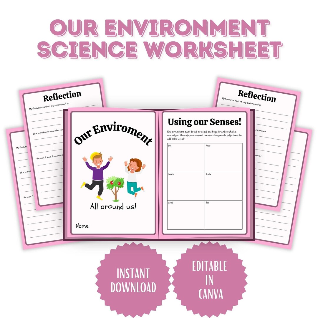 Kids Environmental Science Worksheet Science Worksheets Preschool ...