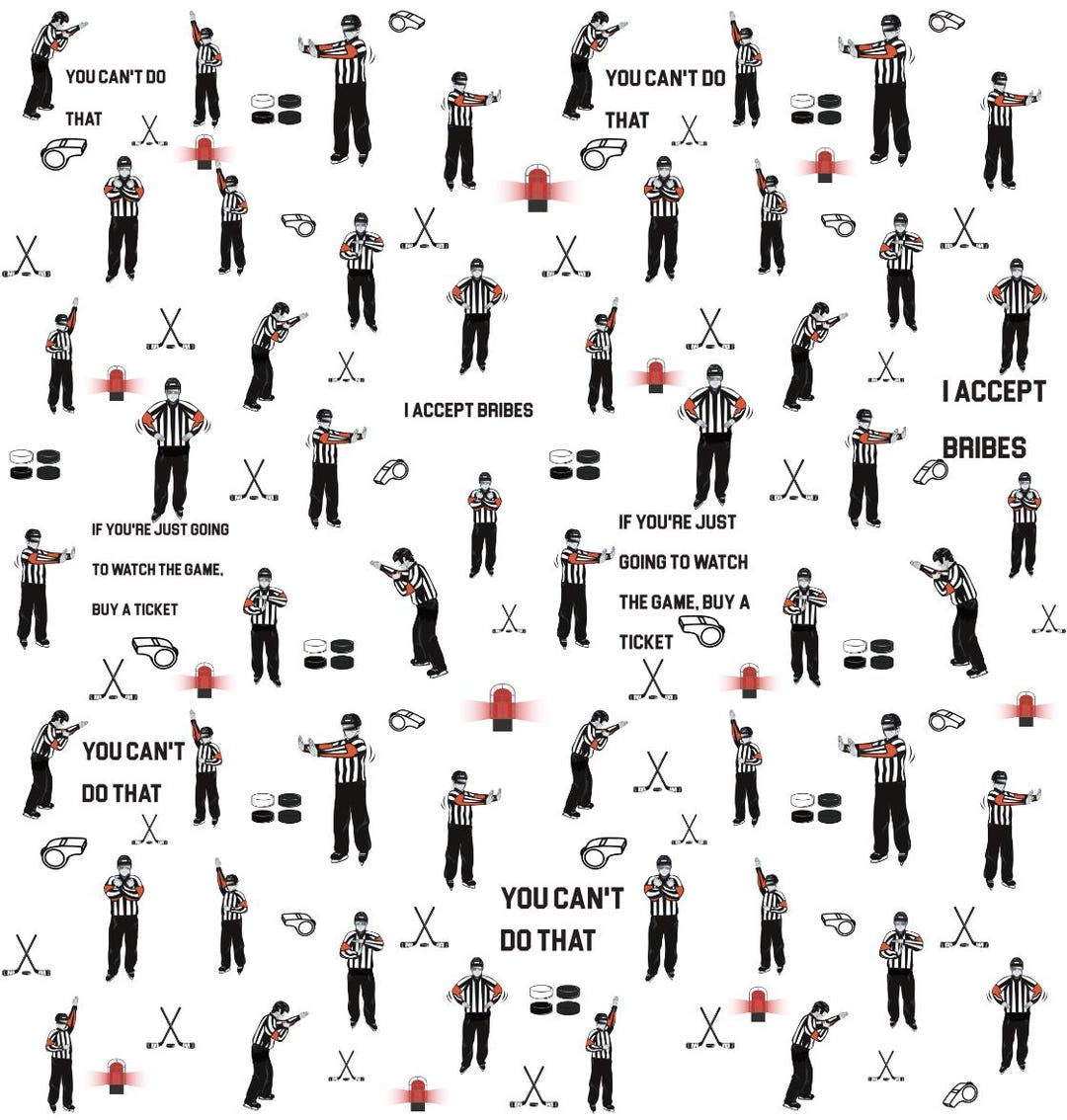 Ref Hockey Digital Paper 2, Instant Download, Sublimation Designs ...