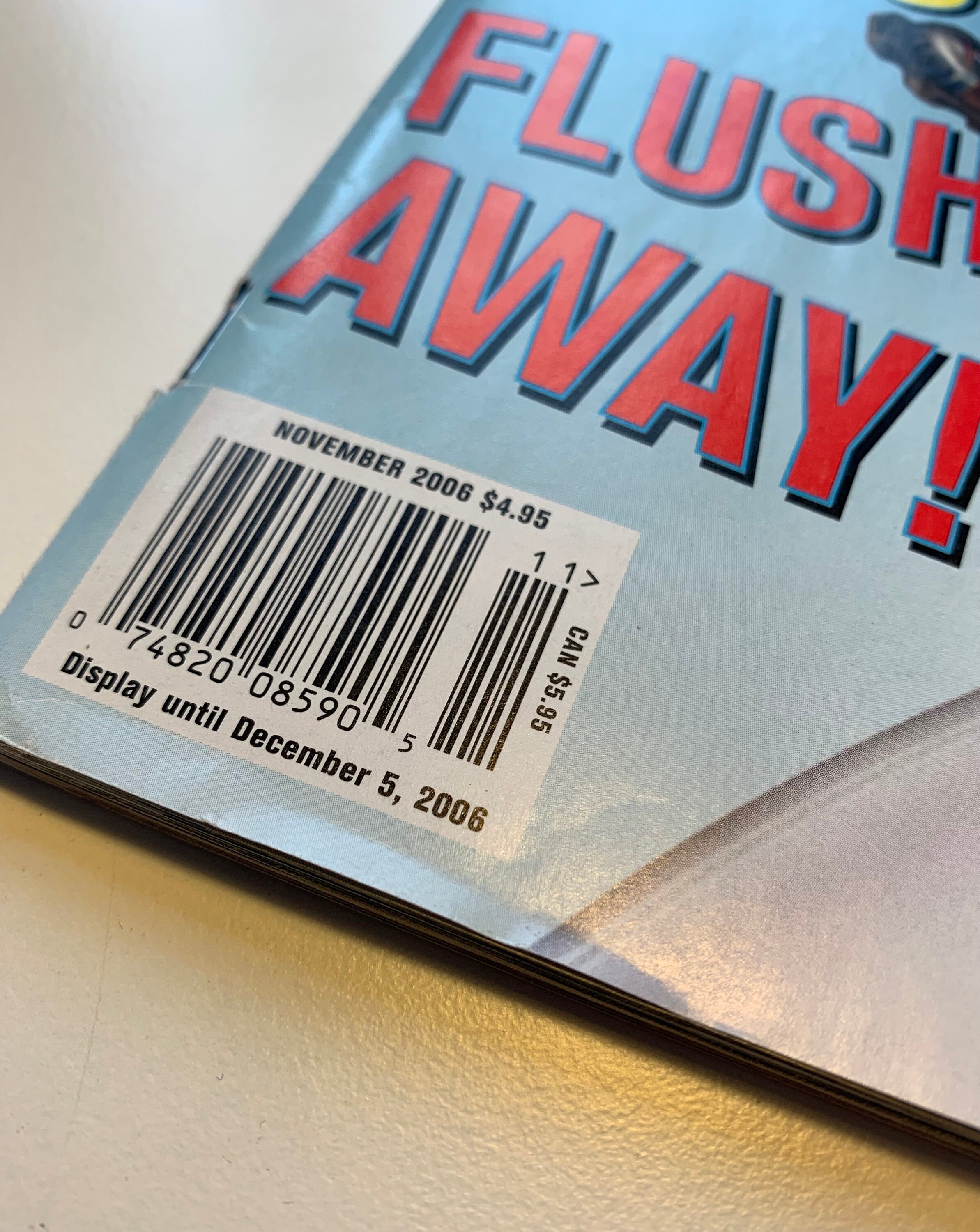 Nickelodeon Magazine 2006 Featuring Flushed Away, Nostalgic - Etsy