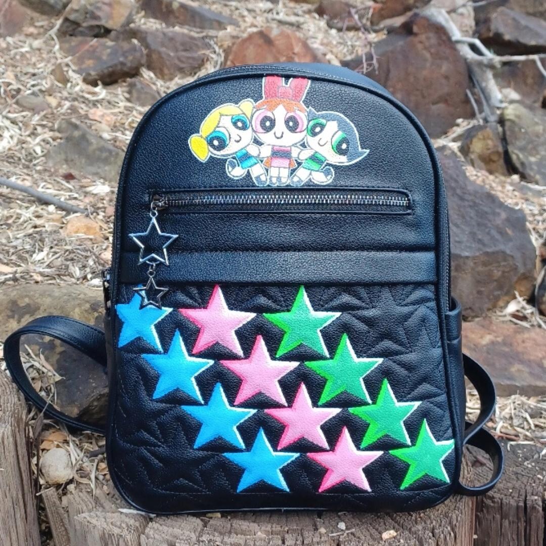 Hand Painted Power Puff Girls Back Pack - Etsy