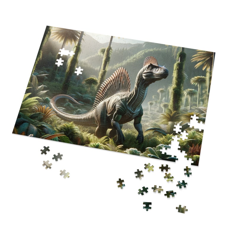 Spinosaurus Jigsaw Puzzle, Prehistoric, Jurassic Era, Dinosaur Gift 30 ...