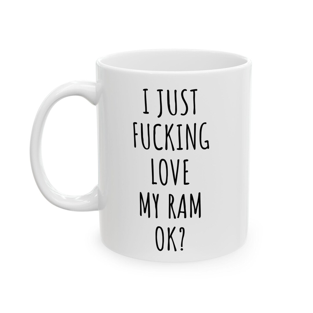 RAM MUG, Funny Ram Truck Mug for Pickup Truck Lovers, Off-road ...