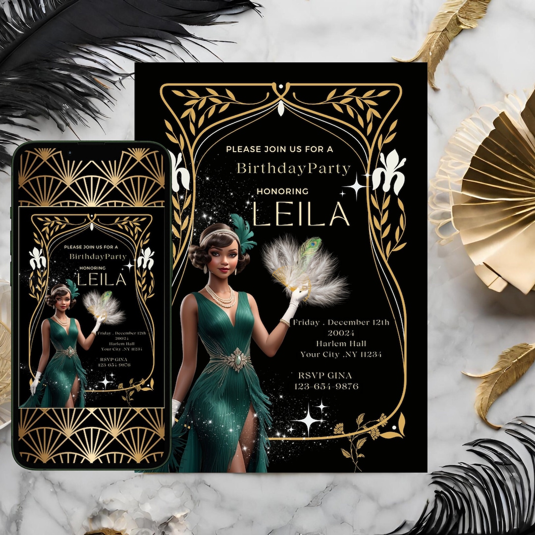 Harlem Nights, Gatsby, Art Deco, Roaring 20s,vintage Glamor Parties ...