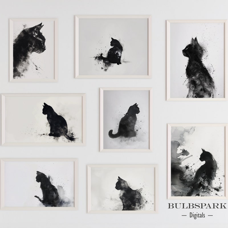 Minimalistic Cat Decor - Etsy