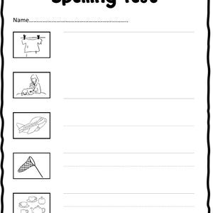 Spelling Worksheet for Kids, Easy Learning for Kids, 40 Pages of ...
