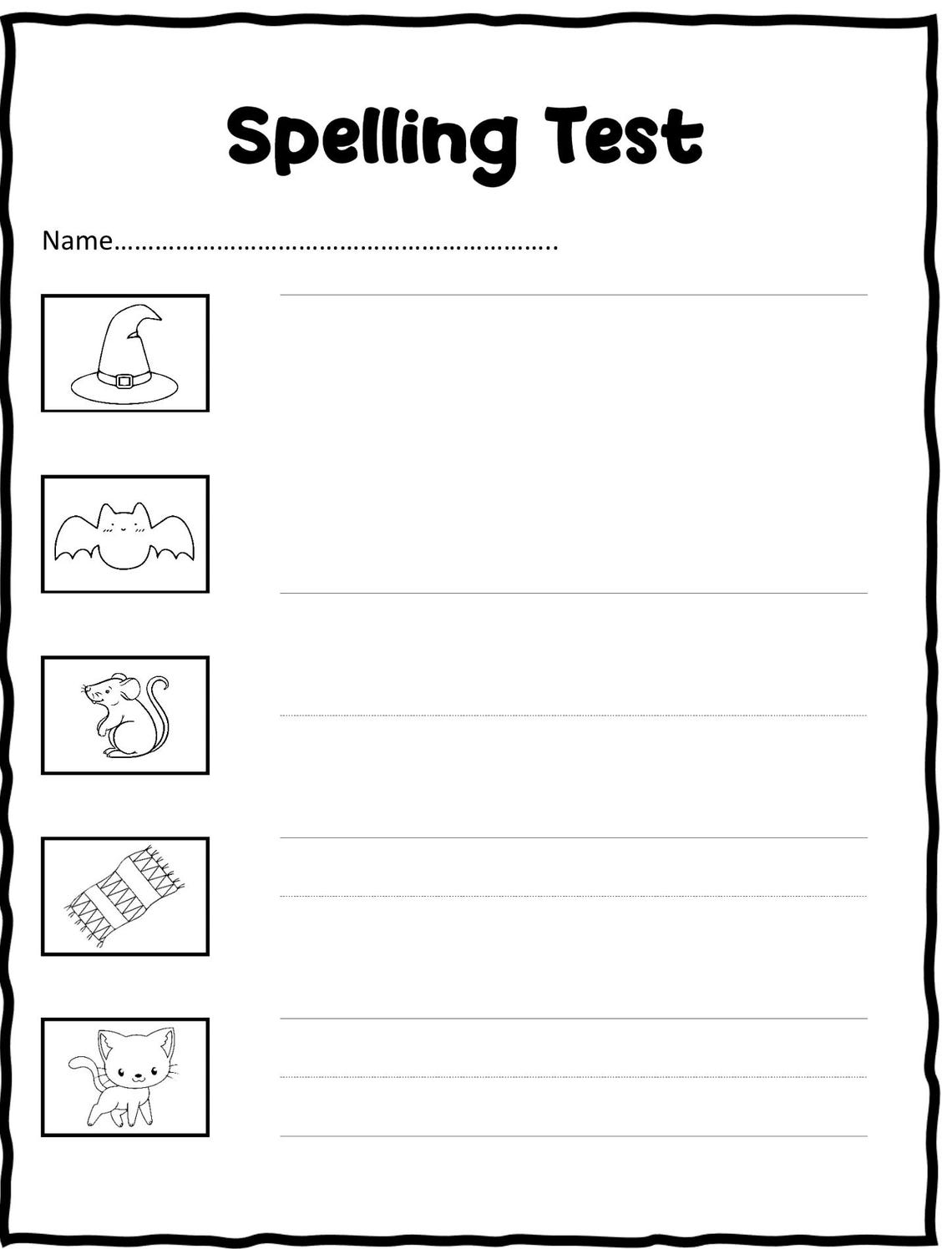 Spelling Worksheet for Kids, Easy Learning for Kids, 40 Pages of ...