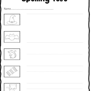 Spelling Worksheet for Kids, Easy Learning for Kids, 40 Pages of ...
