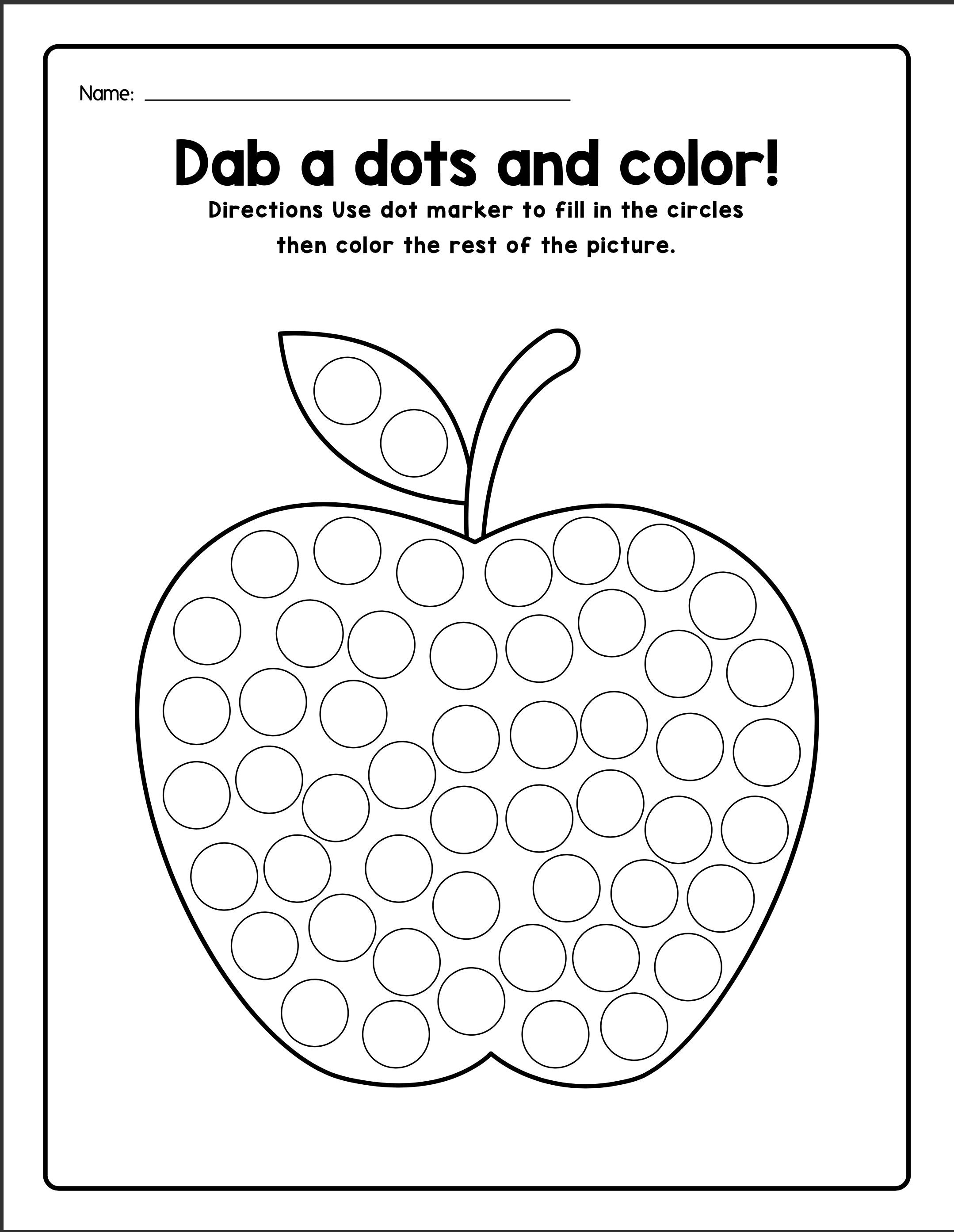 Alphabet Dot Marker Worksheet: 52 Pages, Toddler Learning Printable ...