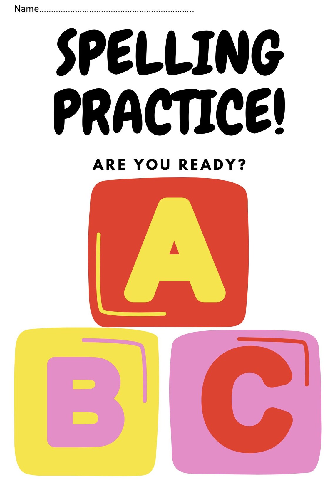 Spelling Worksheet for Kids, Easy Learning for Kids, 40 Pages of ...