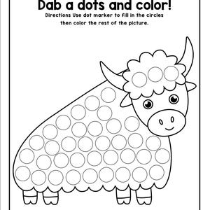 Alphabet Dot Marker Worksheet: 52 Pages, Toddler Learning (digital ...