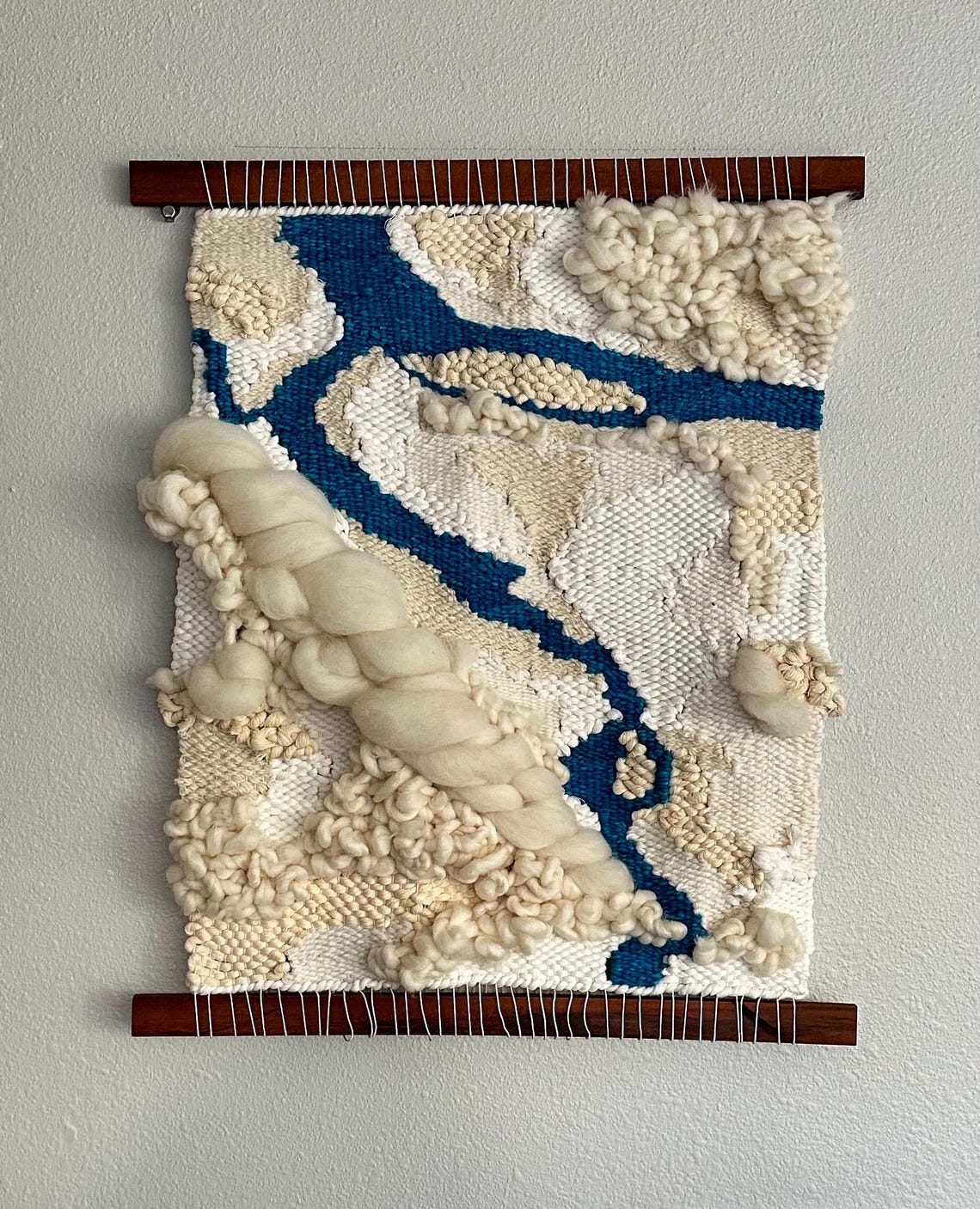 Portland Woven Wall Tapestry; Wall Hanging; Textile Art; Fiber Art ...