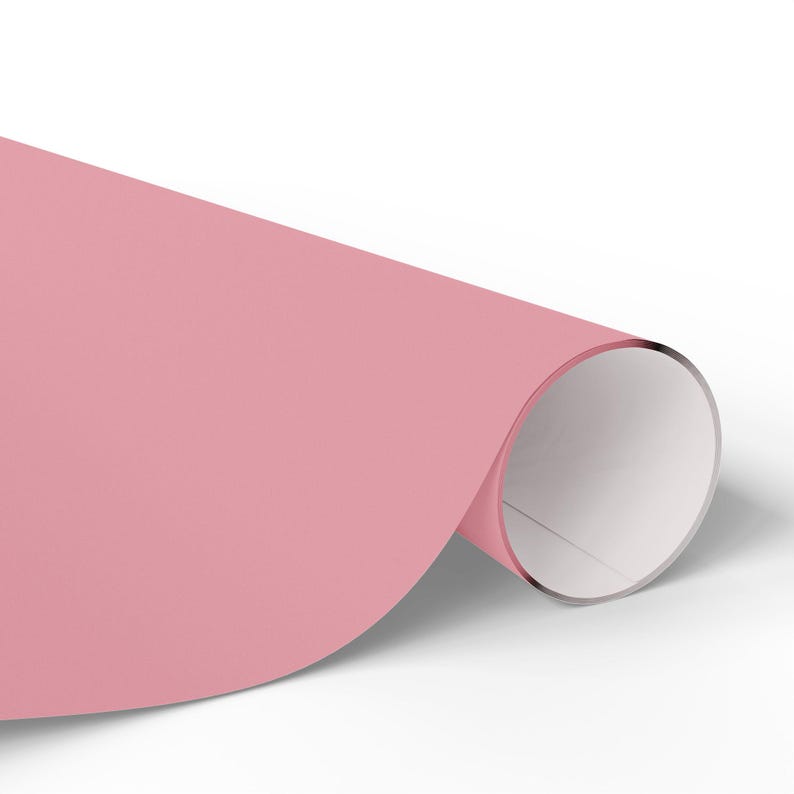 Solena Wrapping Paper | Guava Blush | Solid Gift Wrap | Luxury Matte ...