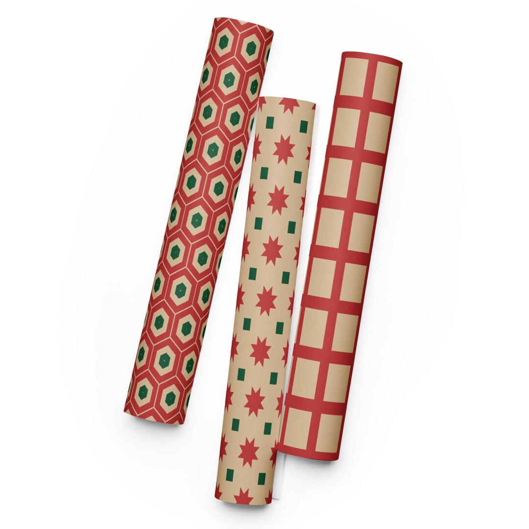 Verde X Piloncillo X Chicha Morada Gift Wrap Sheets: Matte Holiday ...