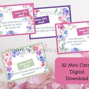 Mother Daughter Table Talk Game | Conversation Cards | Mothersday Gift ...