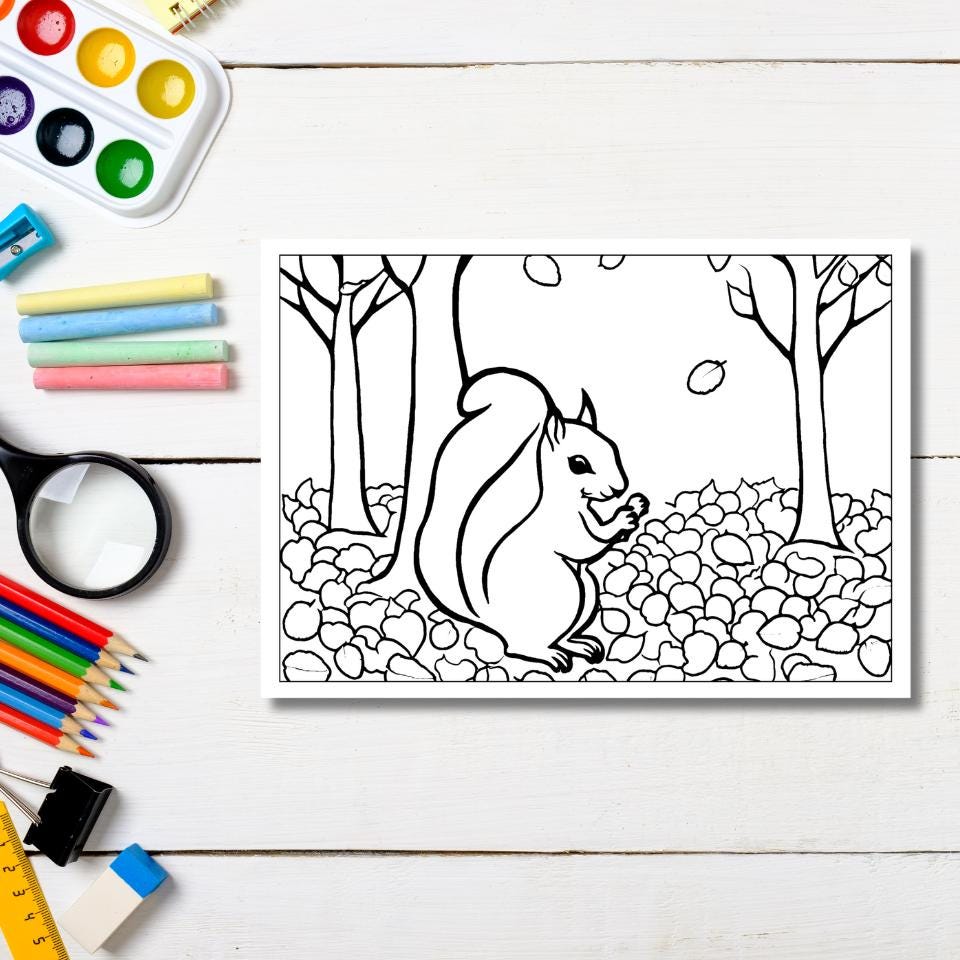 Comfy Cozy Fall Coloring Pages Stress Relief & Cozy Corner Coloring ...