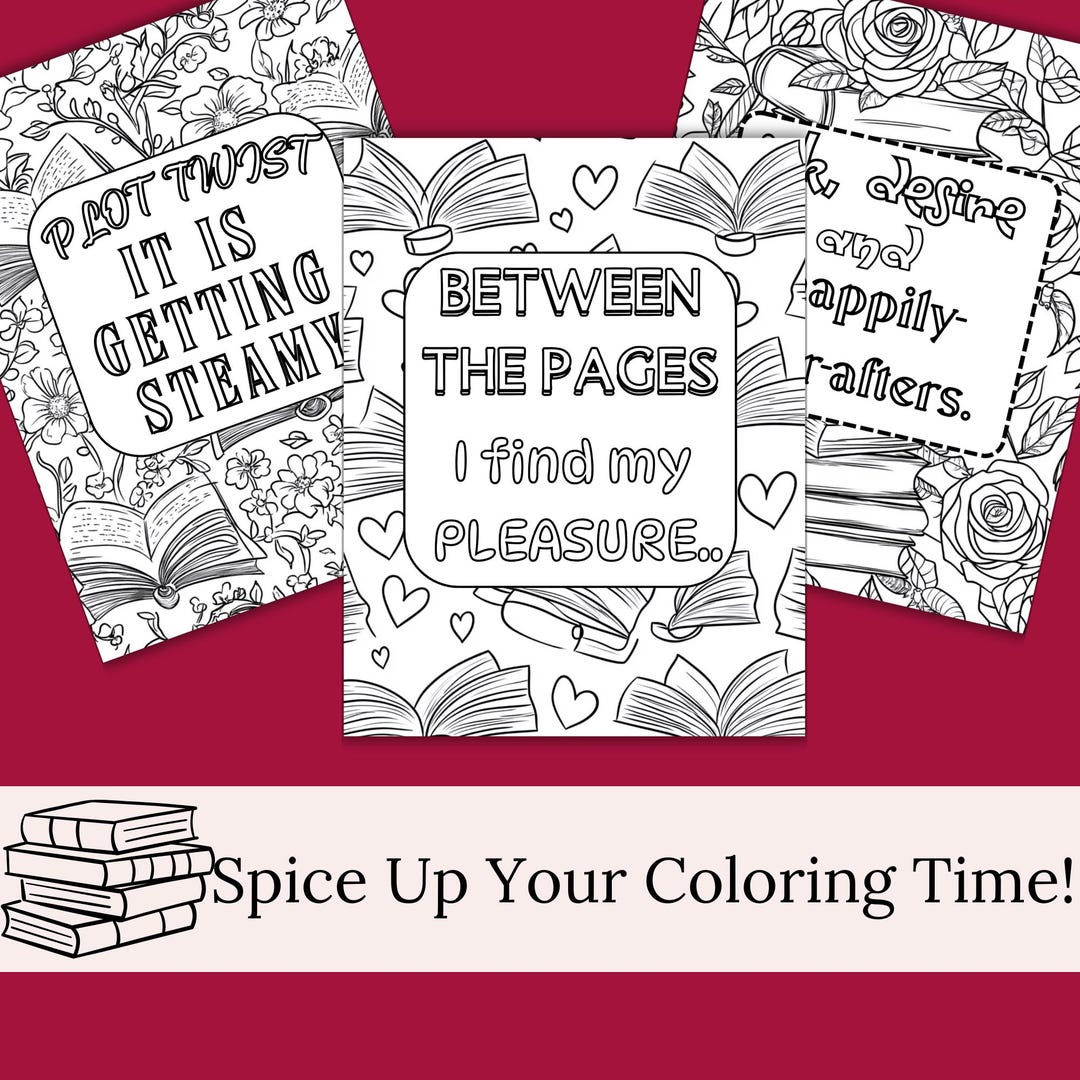 Smut Coloring Pages | Spicy Coloring Book | Dark Romance | Adult ...