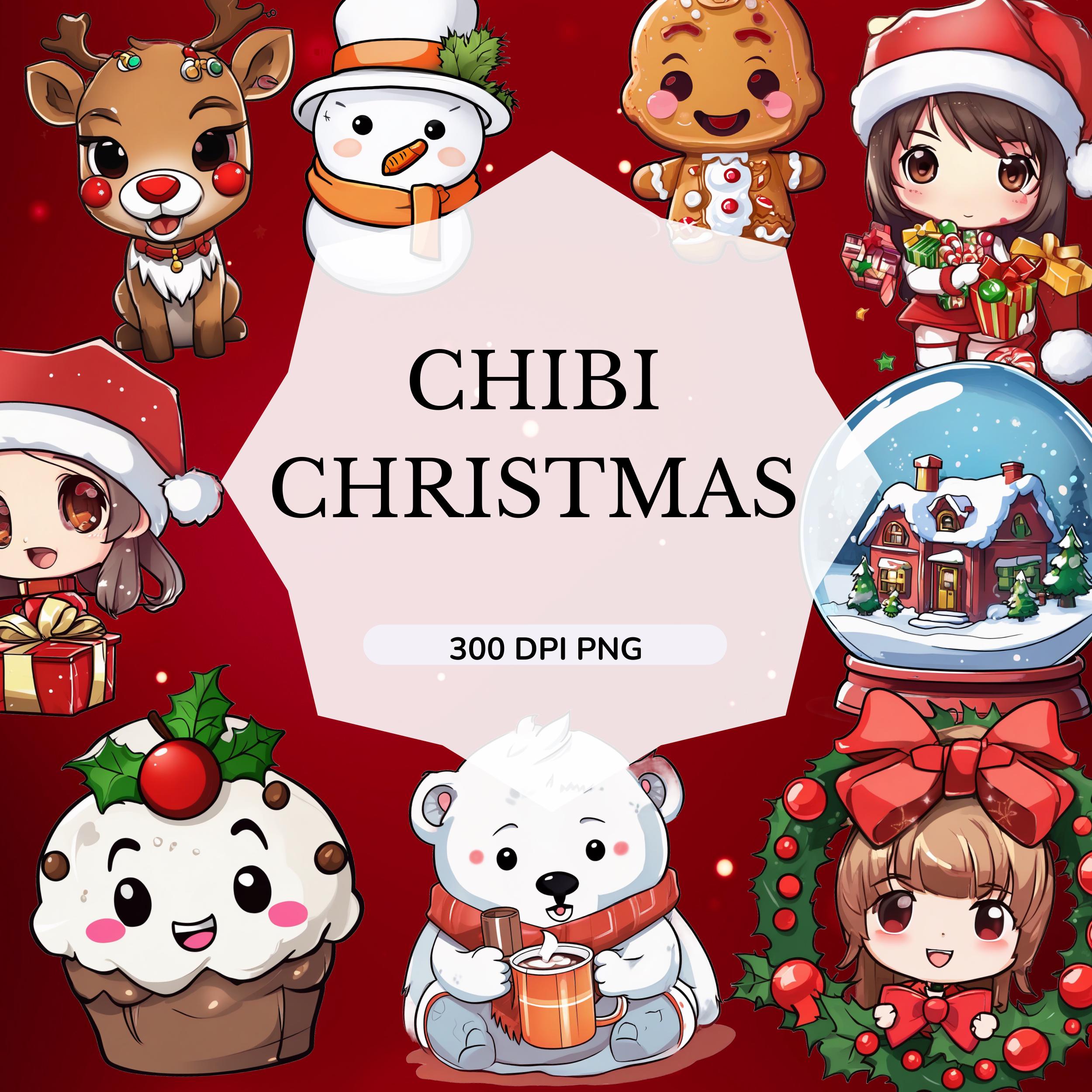 Chibi Clipart Christmas Chibi Chibi Png Cute Christmas Chibi Stickers ...