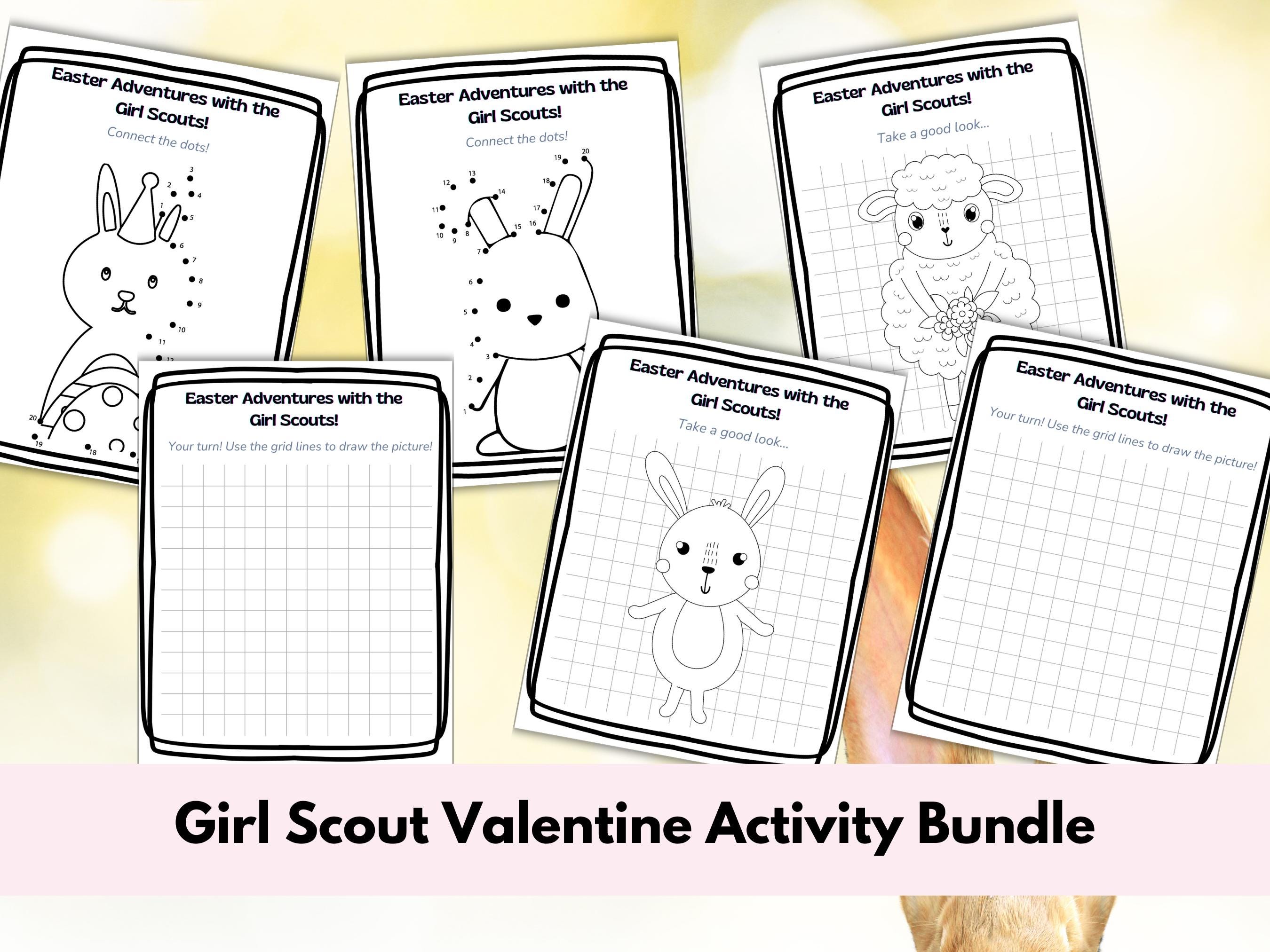Girl Scout Easter Printable Girl Scout Easter Activity Bundle Girl ...