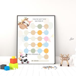 Reward Chart Jungle | Printable Behavior Chart for Kids | Potty ...