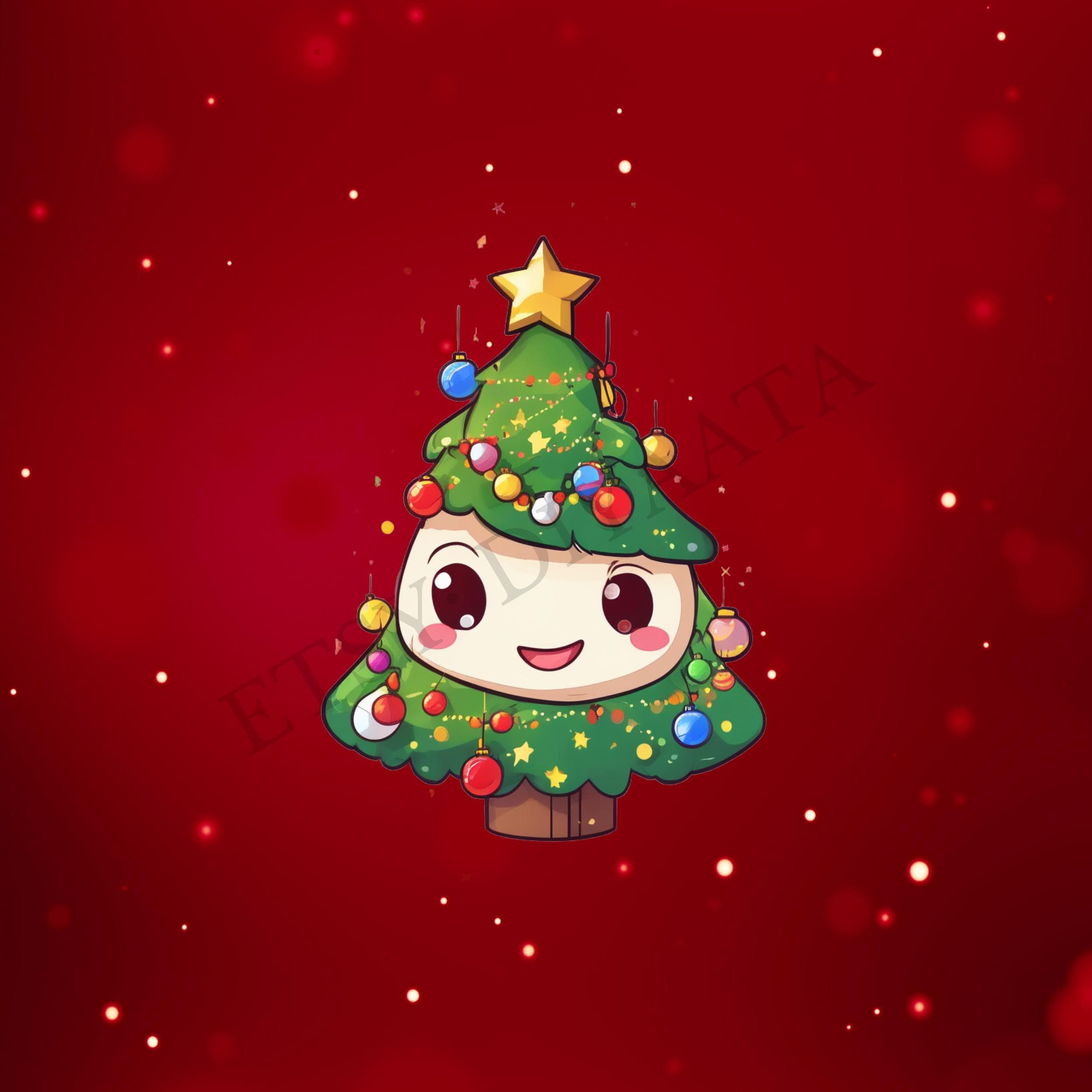 Chibi Clipart Christmas Chibi Chibi Png Cute Christmas Chibi Stickers ...