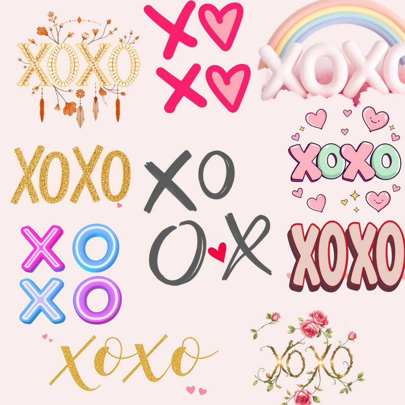 Valentines Day PNG | Xoxo Clipart | Xoxo Png | Valentine Png | Png ...