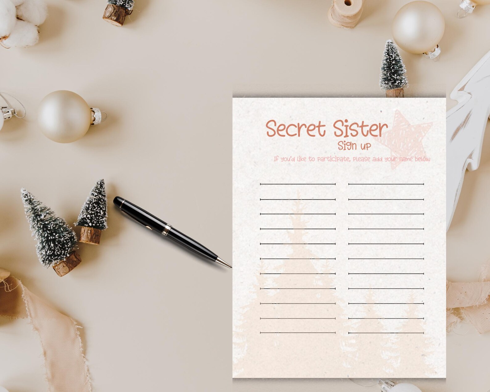 Secret Sister Questionnaire | Girls Camp Secret Sister | Thinking of ...