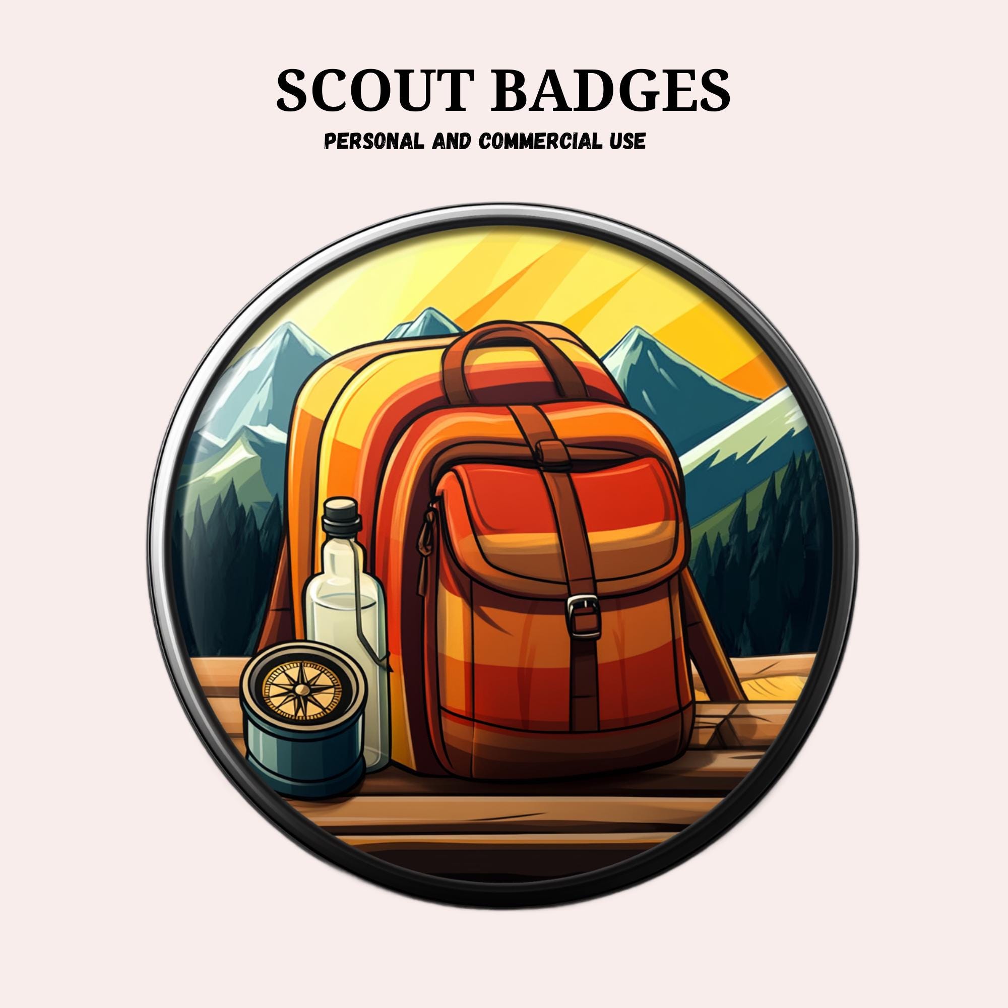 Camping Clipart | Badges Clipart | Scout Badges | Wilderness Explorer ...