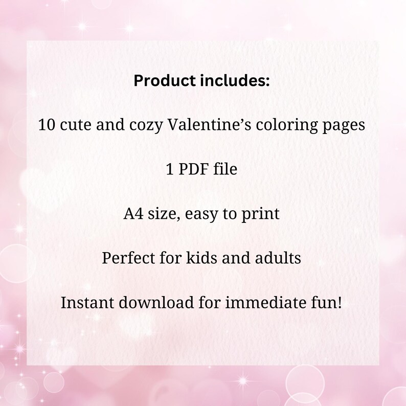 Valentine Coloring Pages for Kids Valentine Activity Adult Coloring ...