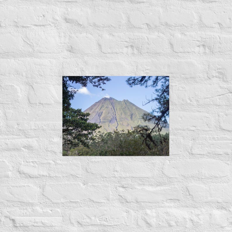 Arenal Volcano Poster (matte) - Etsy
