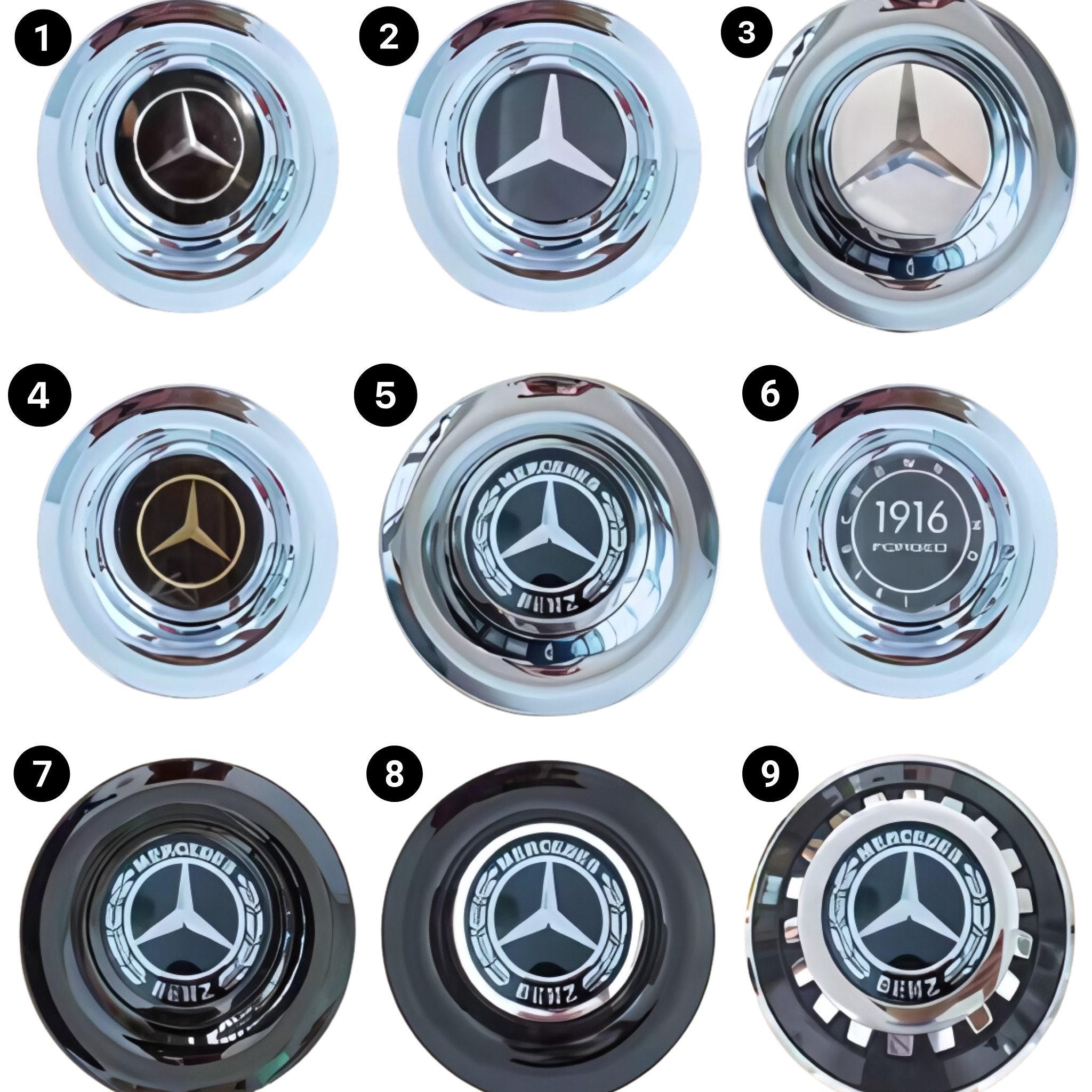 Mercedes Center Floating Caps 4 Pcs-free Shipping! - Etsy