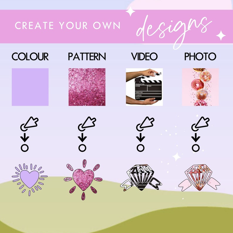 VALENTINES DAY, Custom Editable Canva Images / Picture Frames, Drag and ...