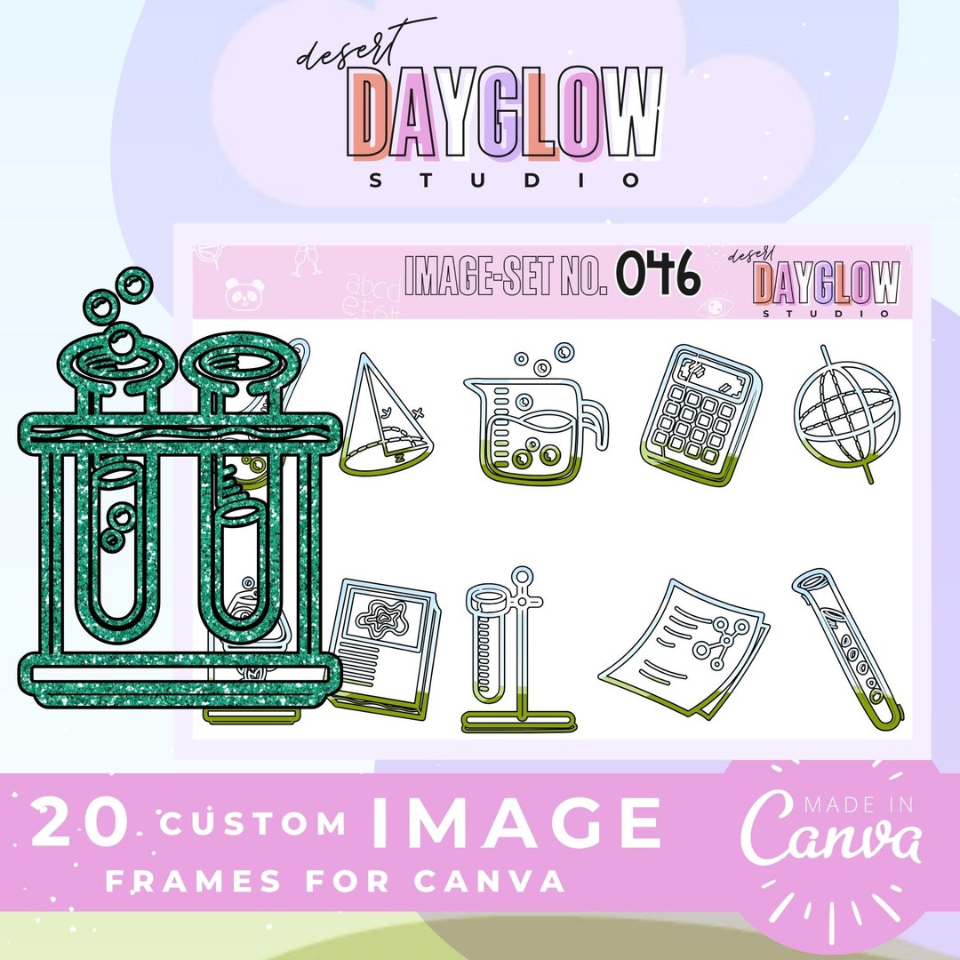 SCIENCE EXPERIMENT, Custom Editable Canva Images / Picture Frames, Drag ...