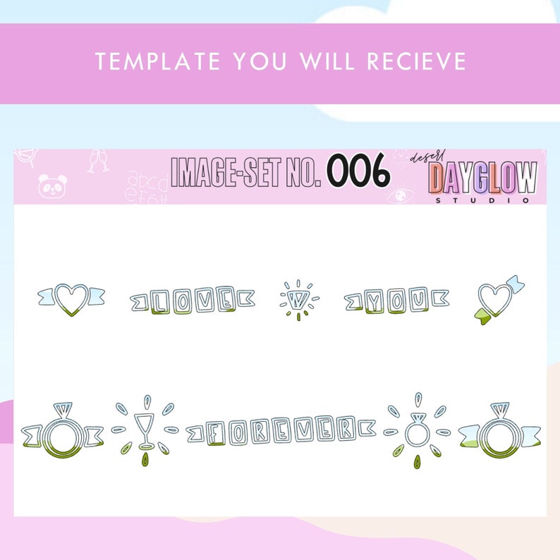 VALENTINES DAY, Custom Editable Canva Images / Picture Frames, Drag and ...