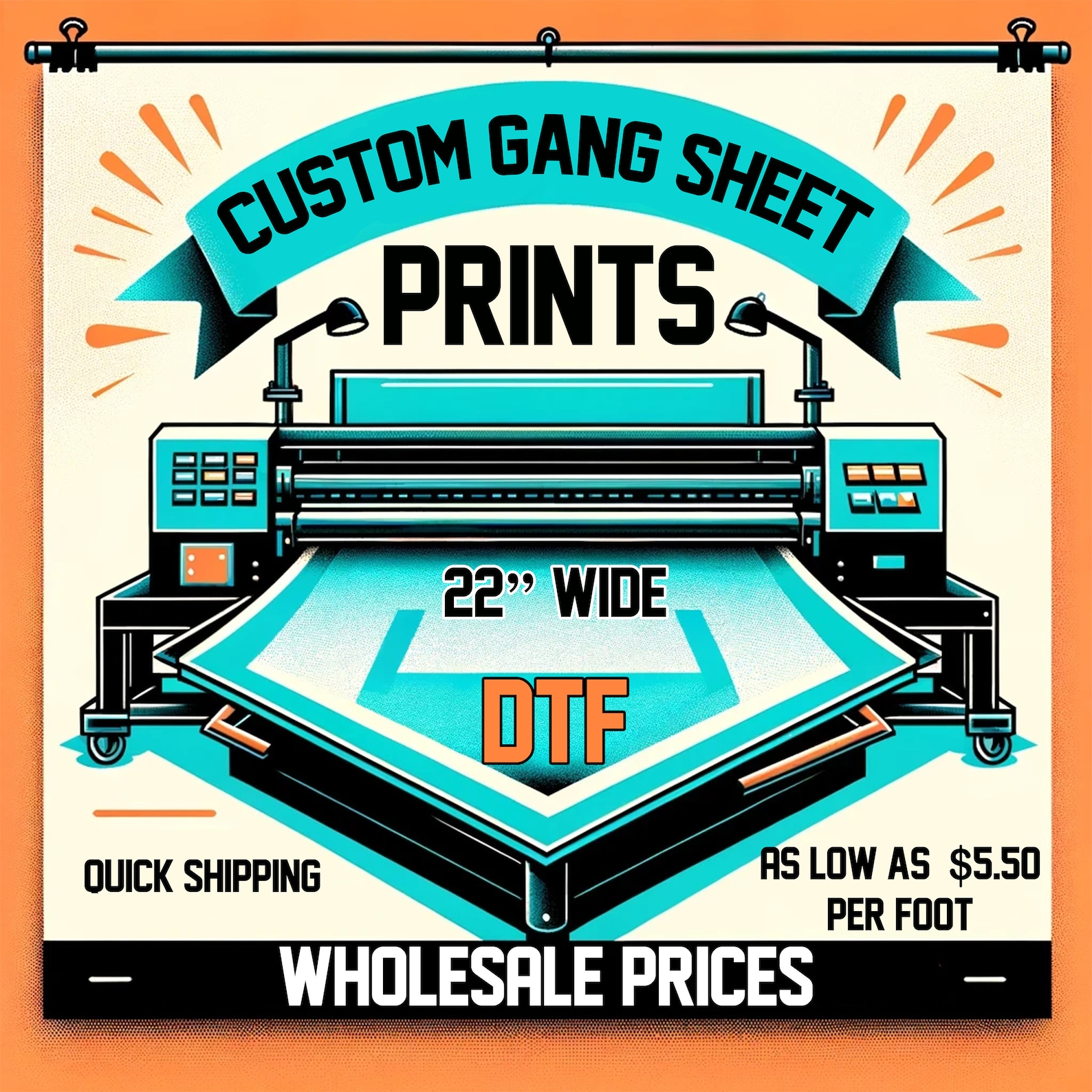 Custom DTF Transfers | High-quality Gang Sheets for Apparel ...